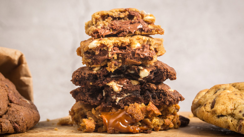 Turning Store-Bought Cookie Dough Into Irresistible Stuffed Cookies