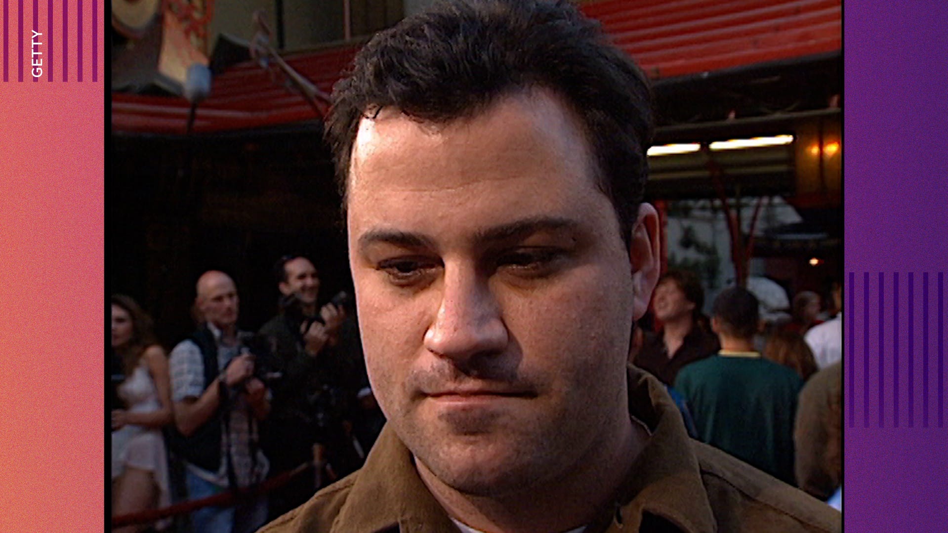 Jimmy Kimmel at the 'South Park' premiere in 1999