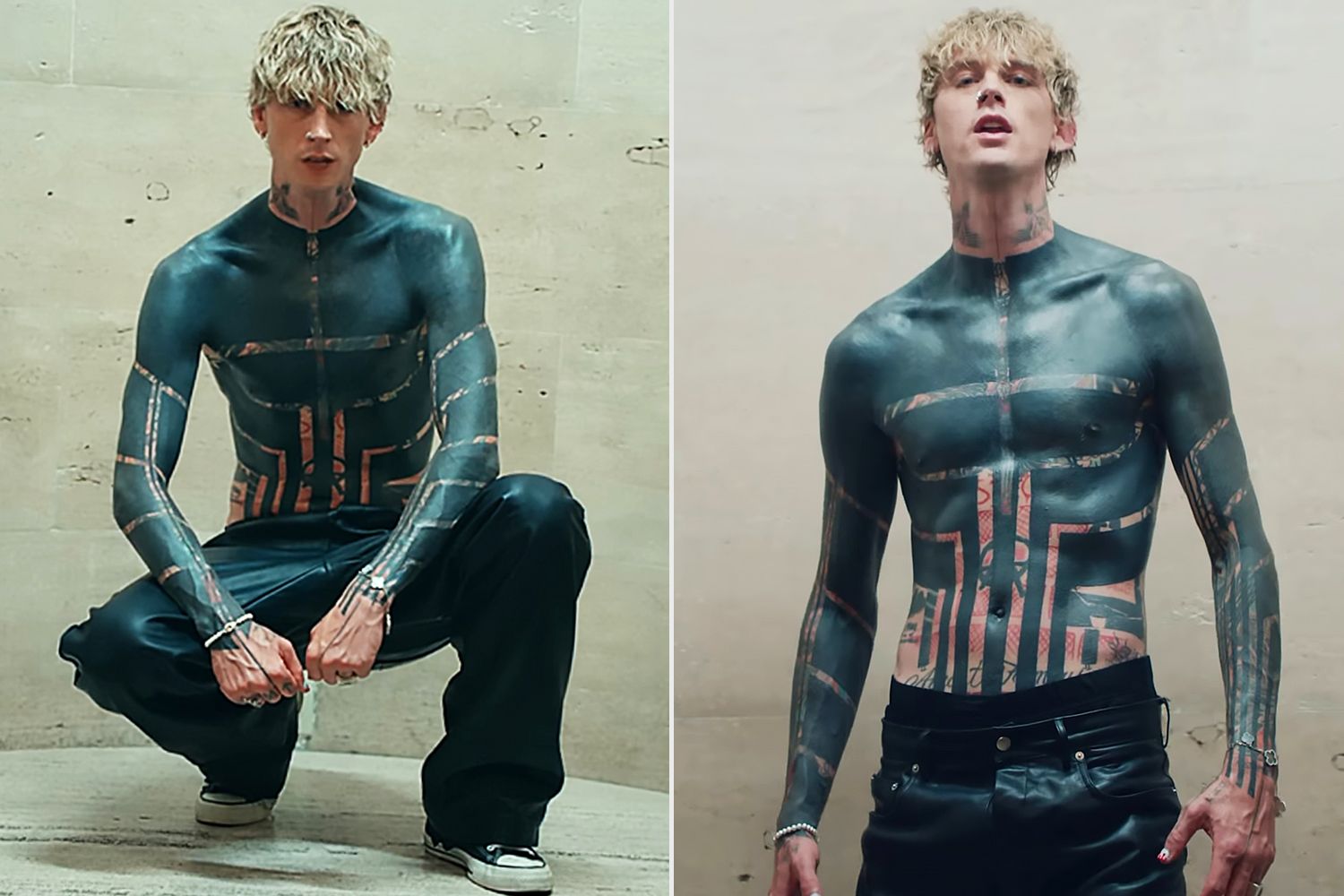 MGK Reveals the Story Behind His Massive Blackout Tattoo — and How ...
