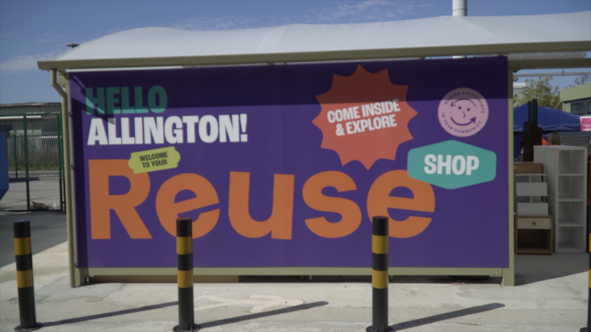 A new reuse shop has been opened by Kent County Council