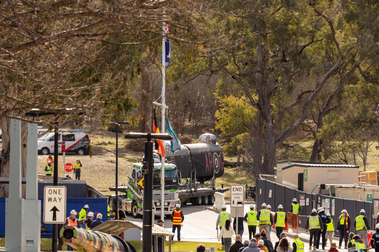 Avro Lancaster "G for George" Returns to the Australian War Memorial