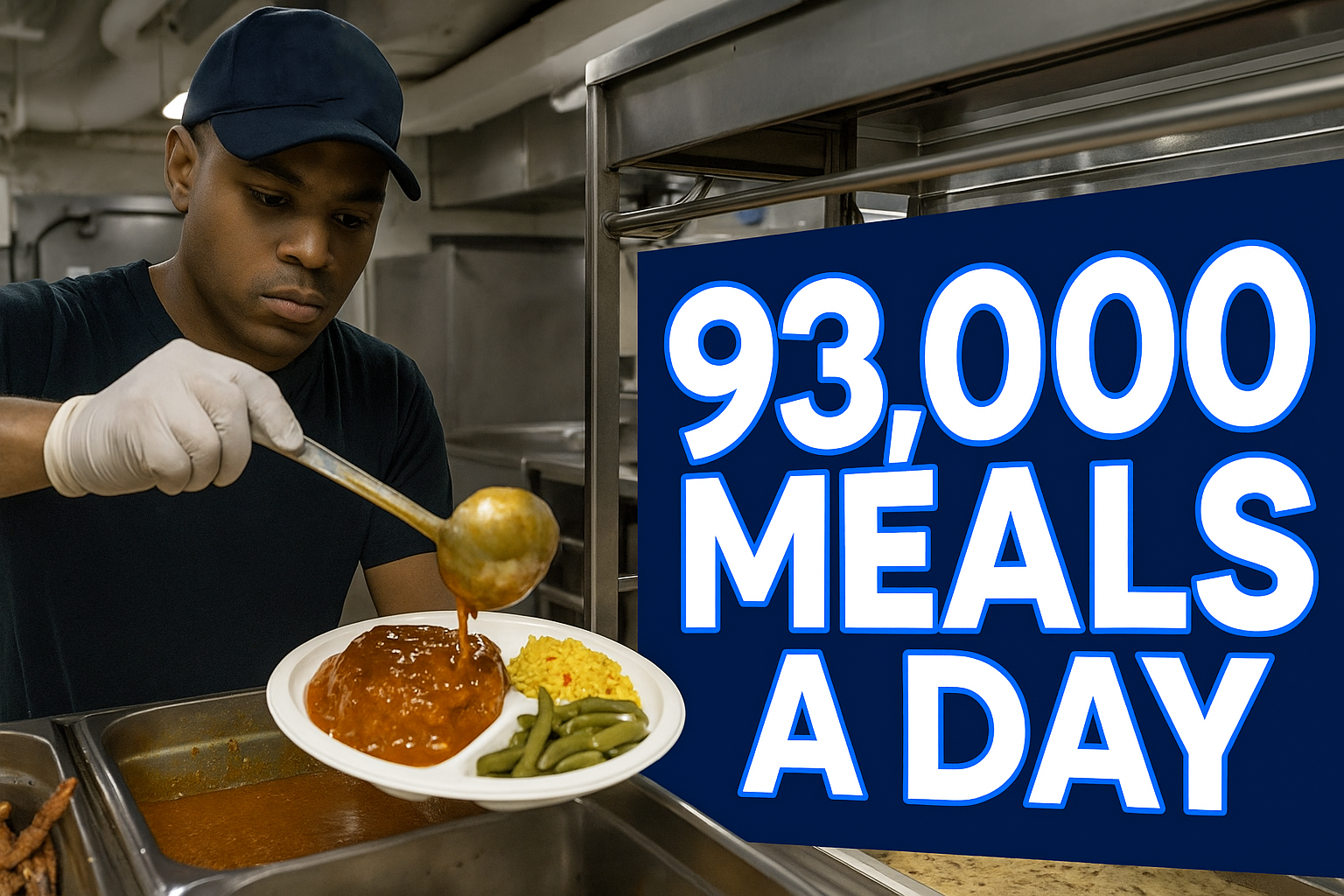 Feeding the Fleet: How the U.S. Navy Serves 93,000 Meals a Day