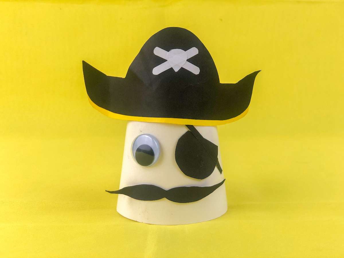 Cute Paper Cup Pirate Craft for Kids