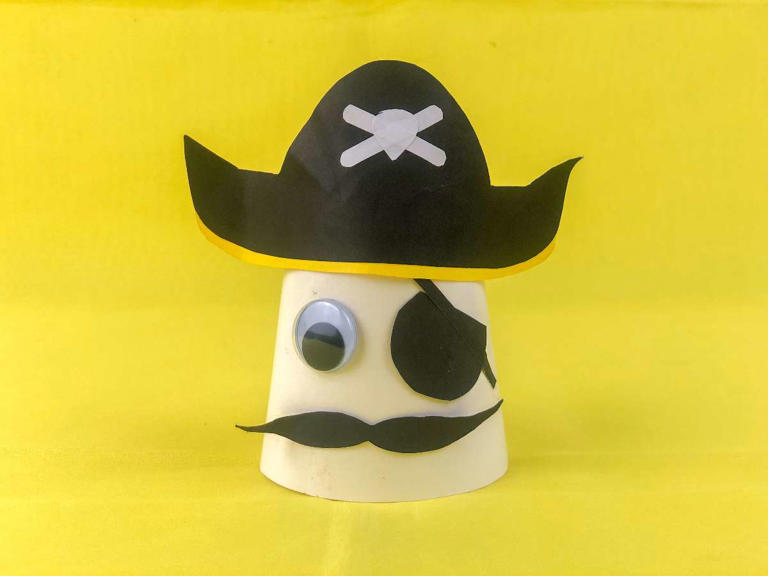 Cute Paper Cup Pirate Craft for Kids