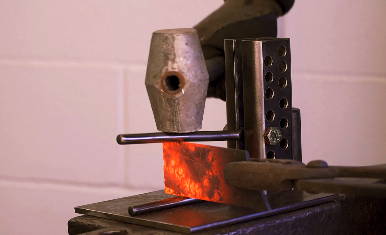 How to make an adjustable fullering tool