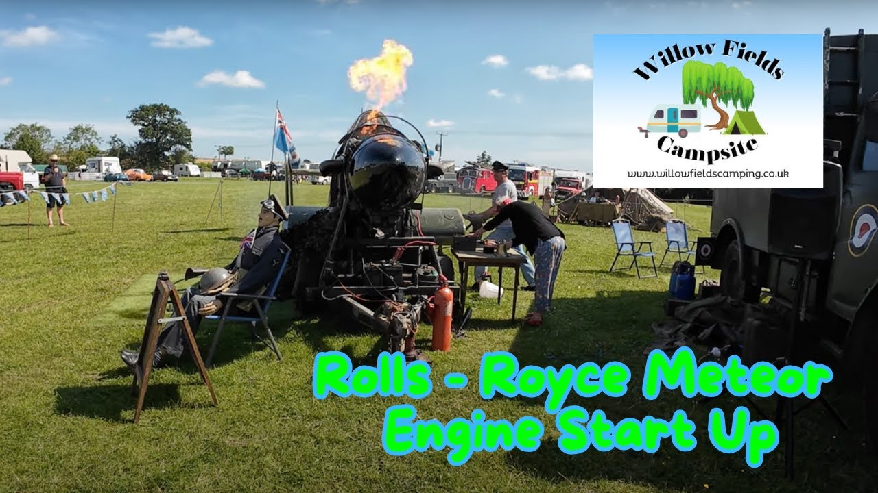 The Mighty Rolls-Royce Meteor Engine Roars to Life at Willow Fields ...