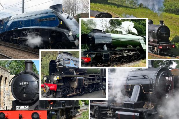 Famous locos steam into Hopetown, Darlington, for anniversary gala
