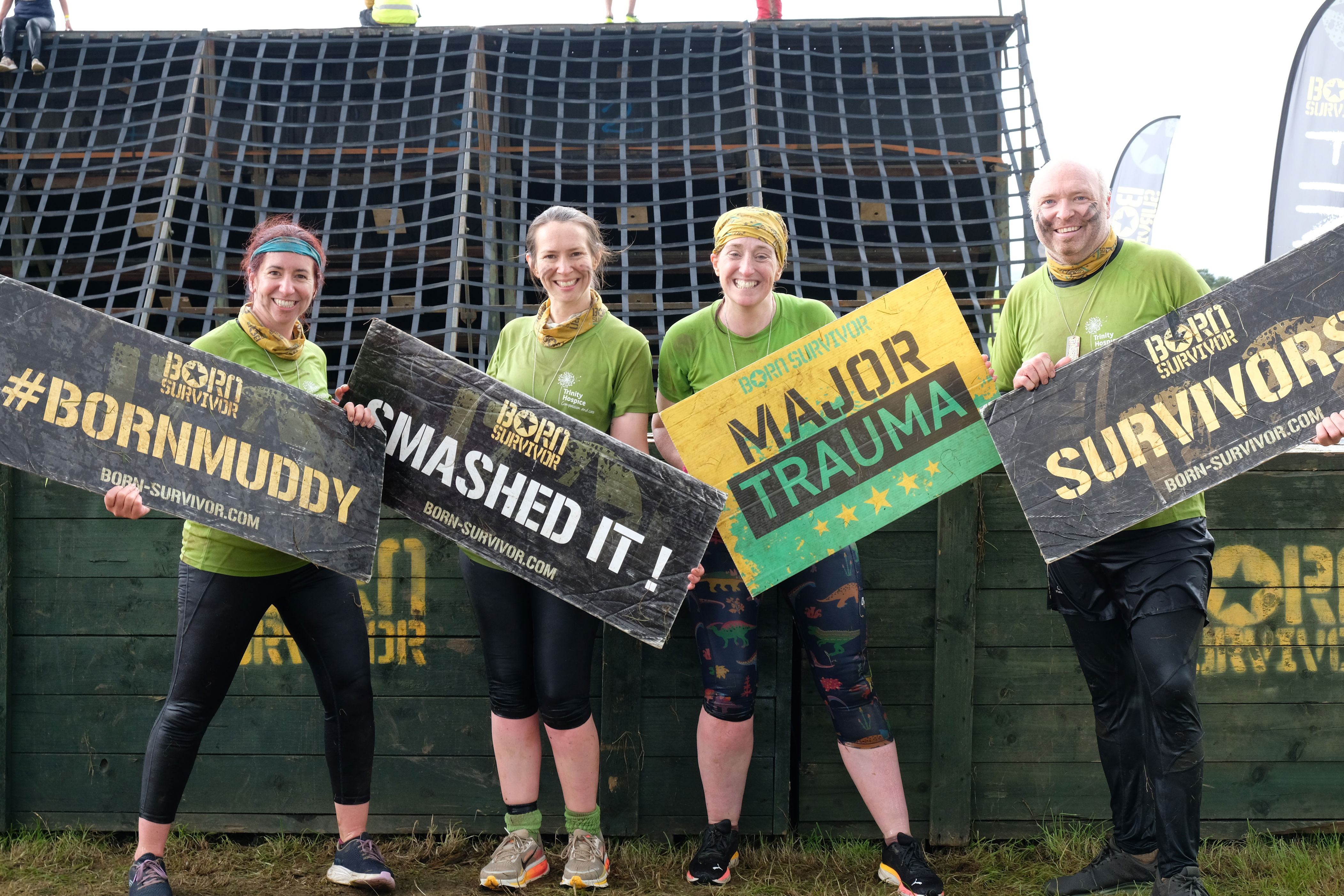 Blackpool-based Trinity Hospice team tackle 'Born Survivor' mud run to ...