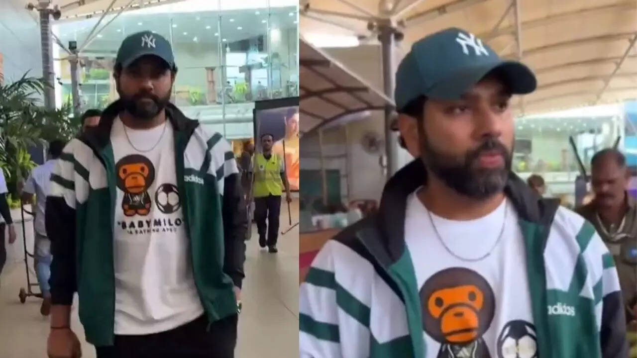 Viral video reveals Rohit Sharma's latest public appearance