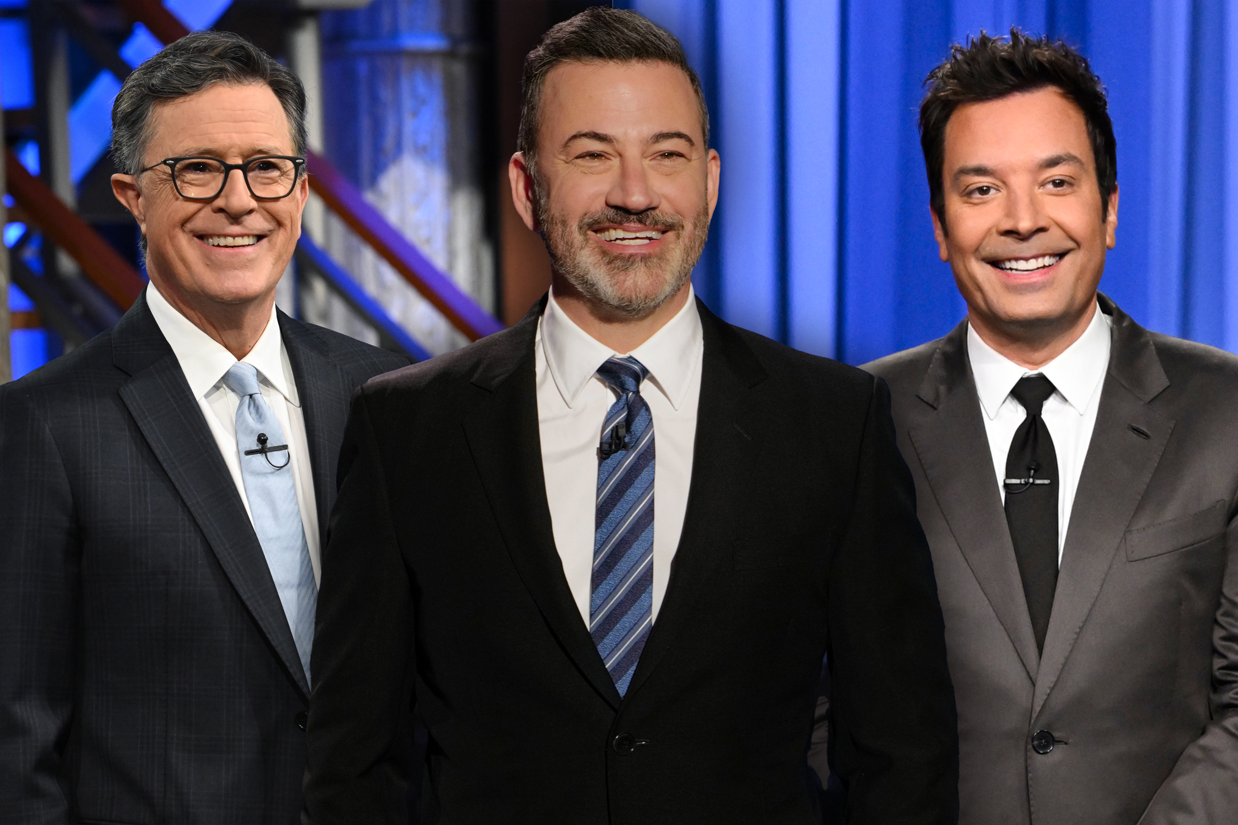 'Tonight, we are all Jimmy Kimmel': Late-night hosts Colbert, Fallon ...