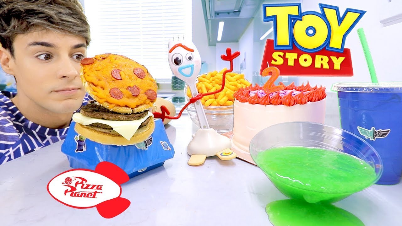 Eating fictional foods from Toy Story for 24 hours straight