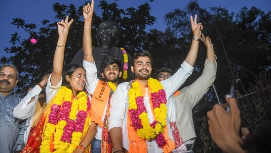 DUSU election result 2025 highlights: New president Aryan Maan assures ...