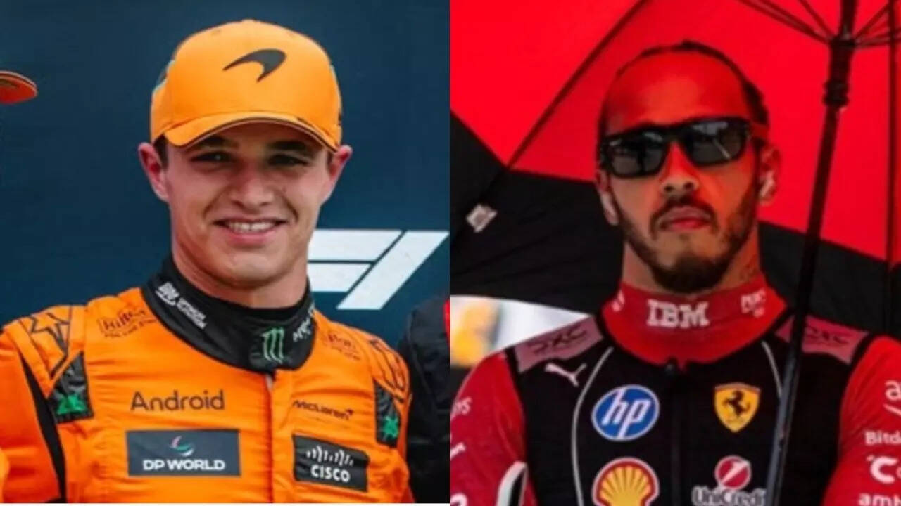 Azerbaijan Grand Prix: Lando Norris and Lewis Hamilton top practice ...