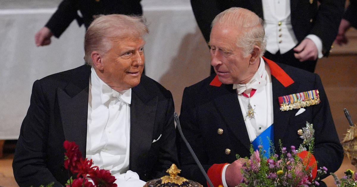 A Photo of Trump Eating Spaghetti While King Charles Talks Is Too Good ...
