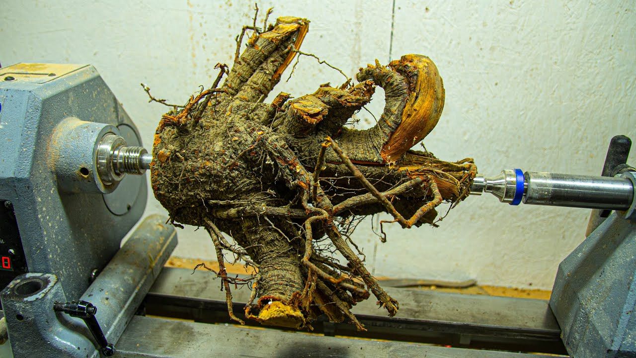 I turned ugly firewood into a gorgeous vase!