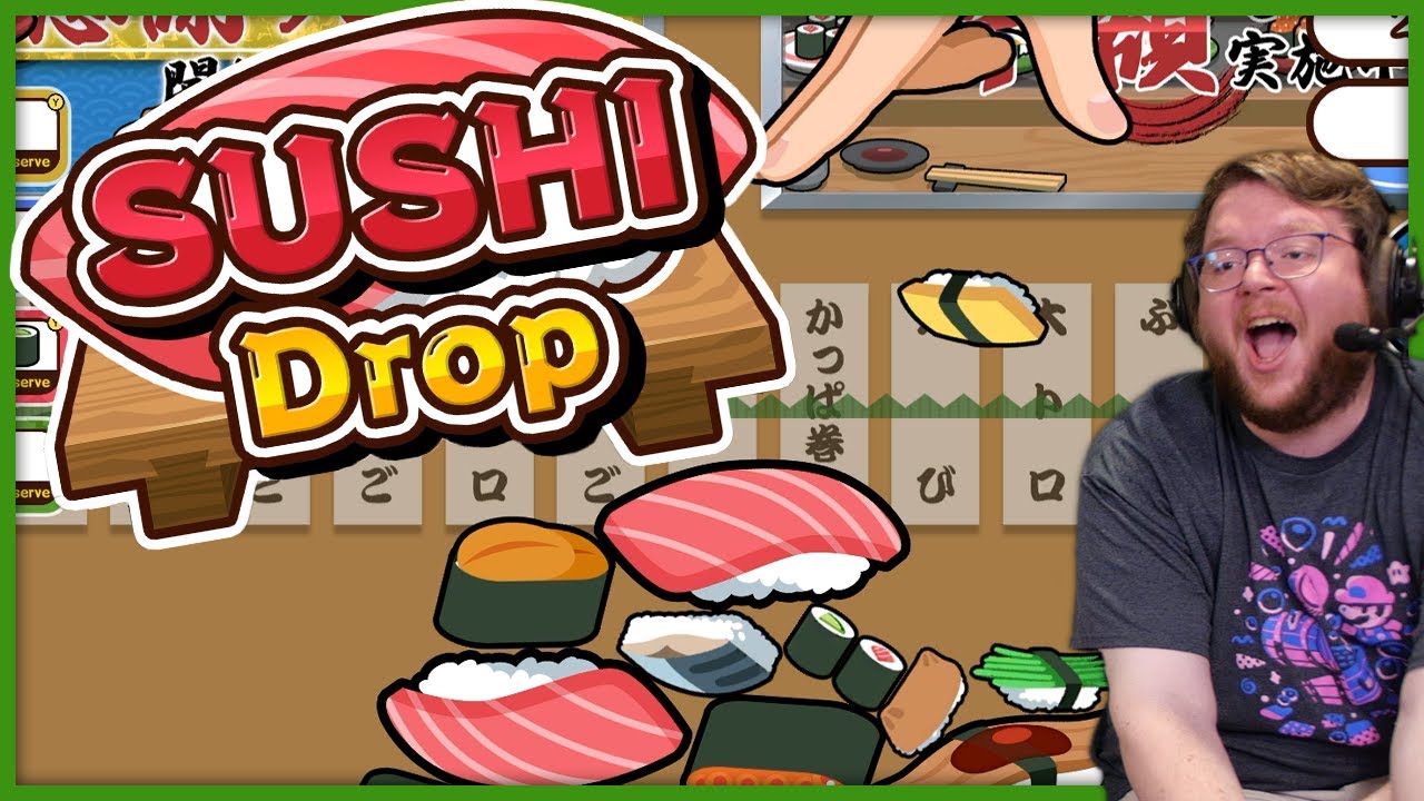 Sushi Drop challenges players to build towers with sushi