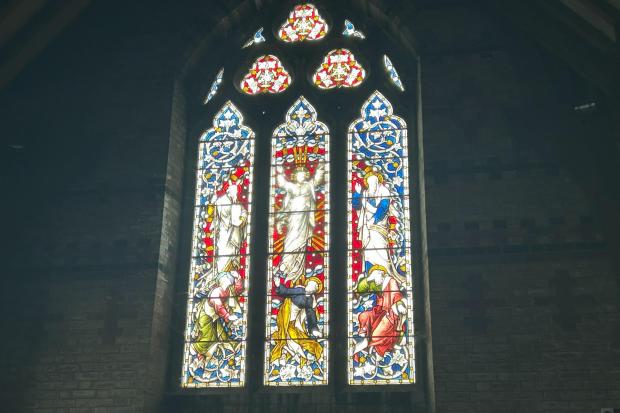 Church rallies to repair 'arms of Jesus' in 130-year-old stained-glass ...