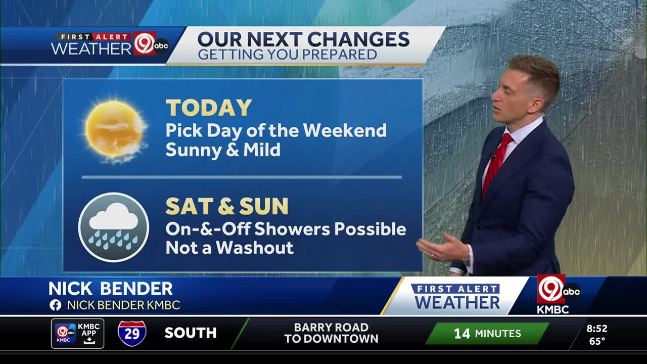 Kansas City to see mild weather Friday, chances for showers Saturday ...