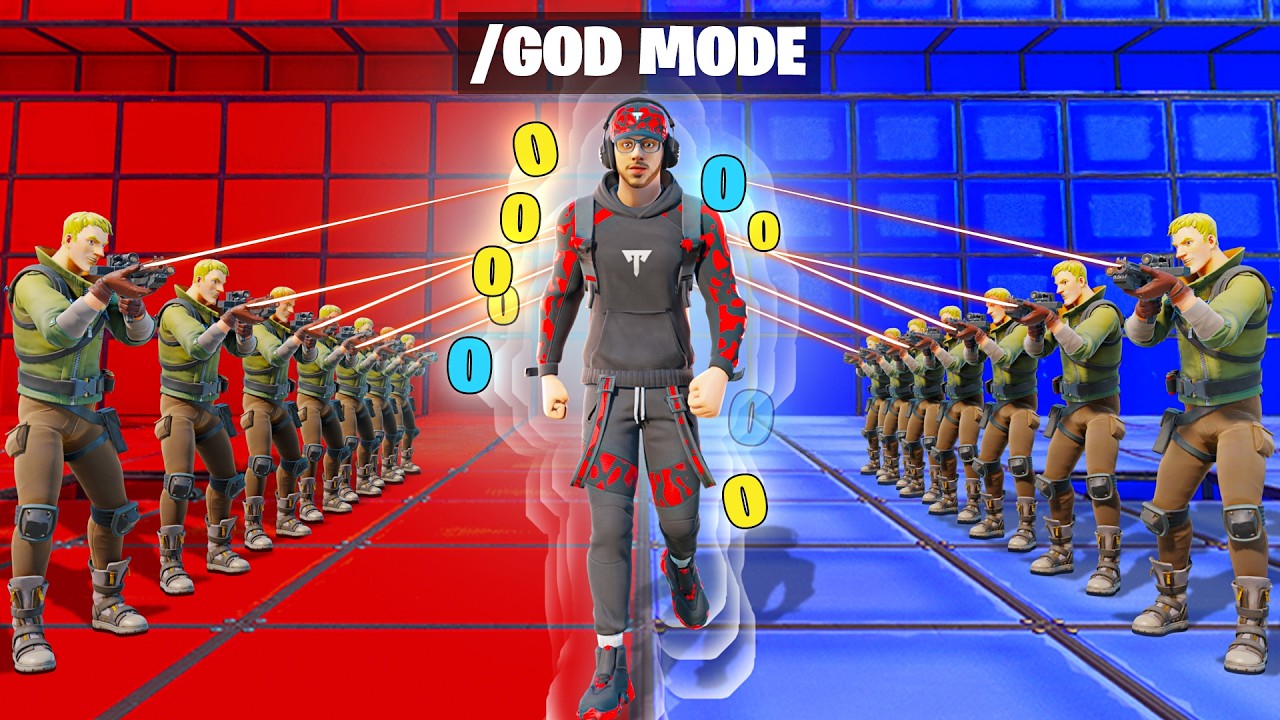 I challenged the admin mode in Fortnite!
