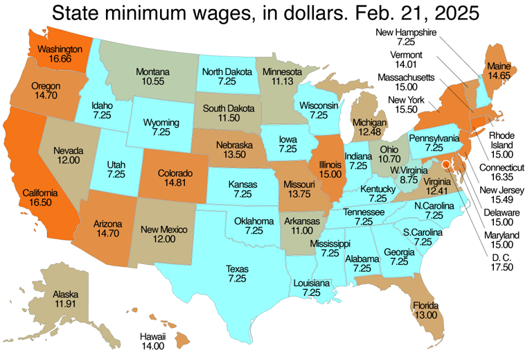 Is federal minimum wage rising to $25? What's Living Wage for All Act