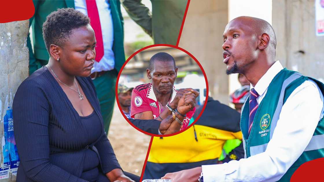Geoffrey Mosiria busts woman selling chang'aa openly to Nairobi residents
