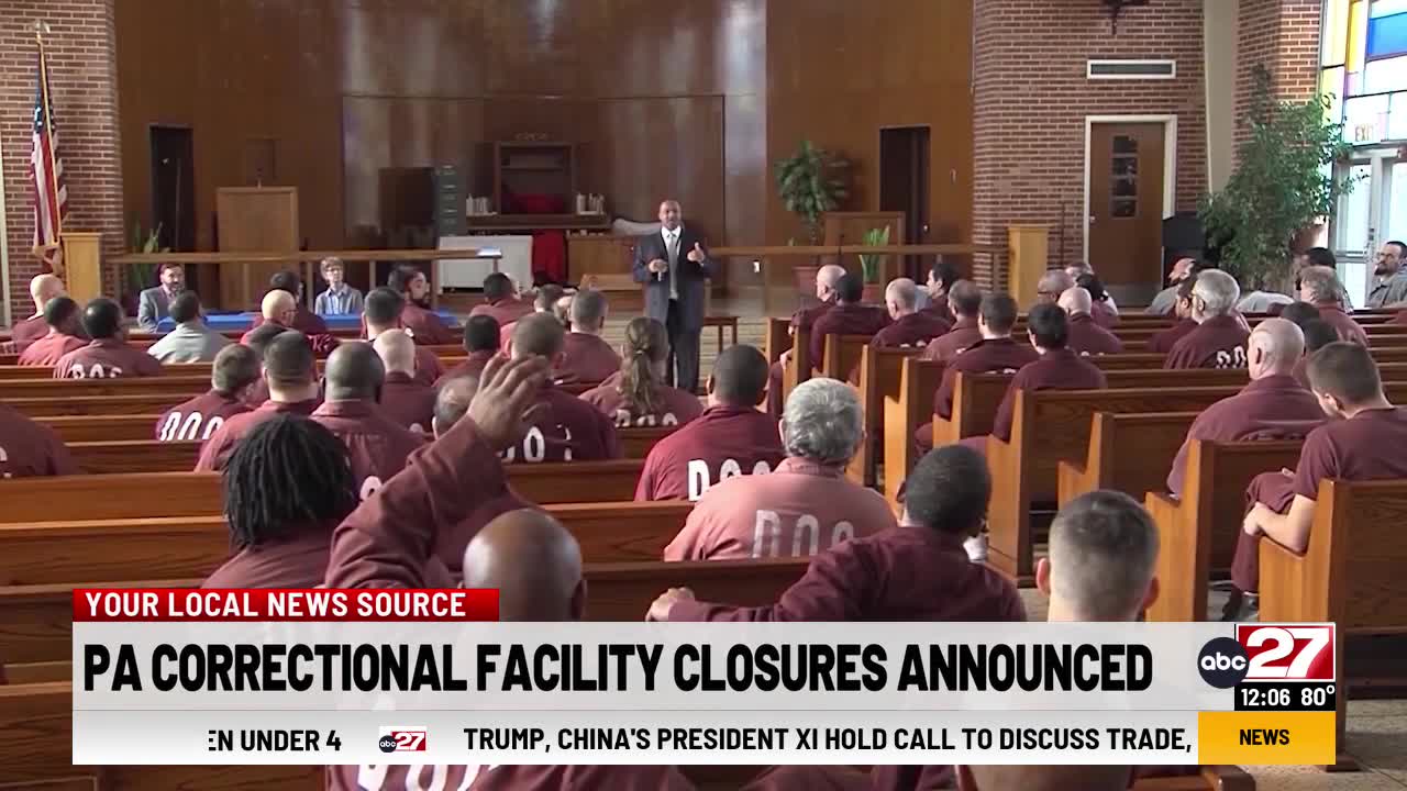 Pennsylvania correctional facility closures announced