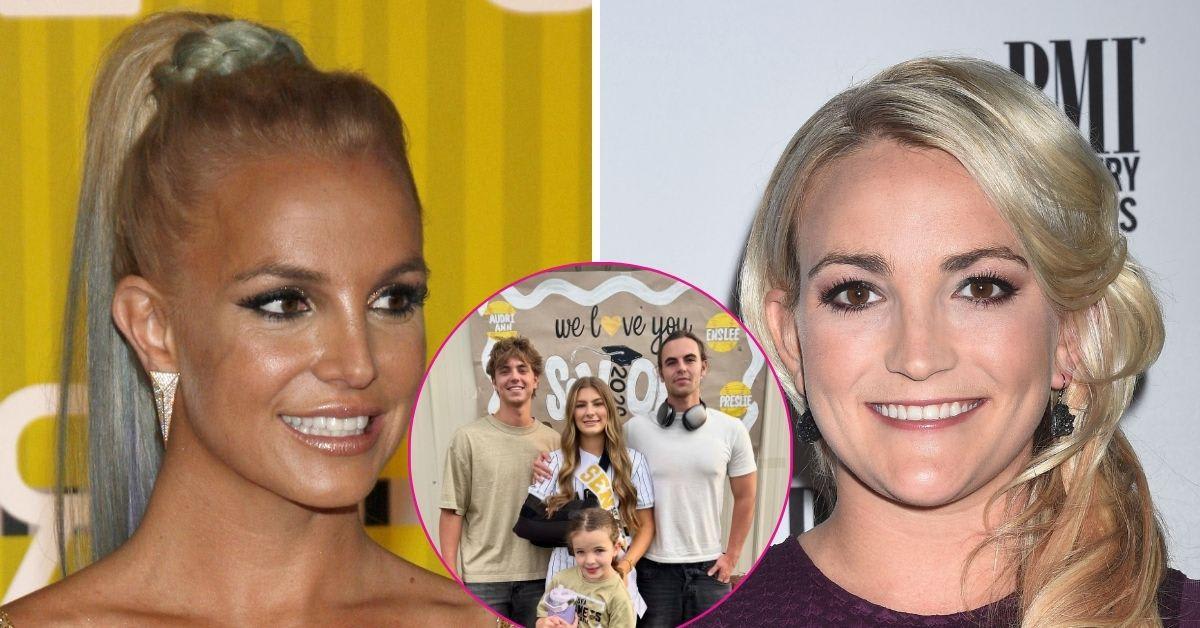 Britney Spears' Sons Pose With Jamie Lynn's Daughter Maddie in Rare ...