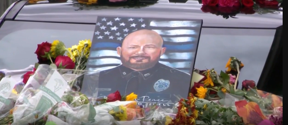 Volusia County community honors fallen Edgewater police officer with vigil