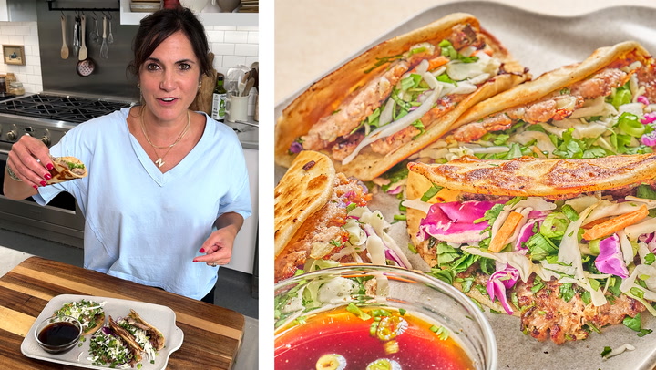 Dumpling Smashed Tacos