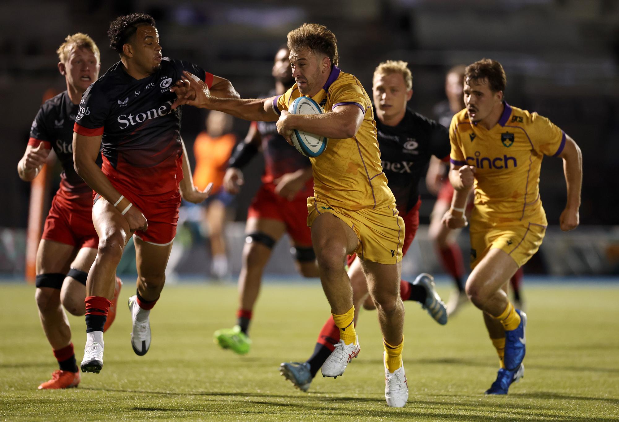 Chick grabs debut hat-trick as Saints start season with cup win at Saracens