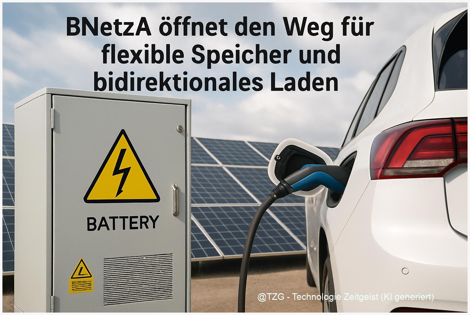 BNetzA öffnet den Weg für flexible Speicher und bidirektionales Laden