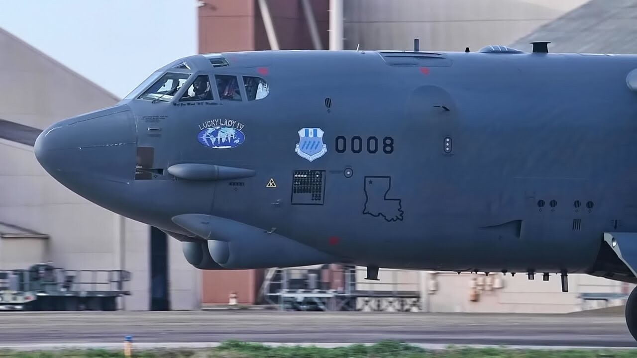 B-52s Takeoff For Mideast (JAN 2021)