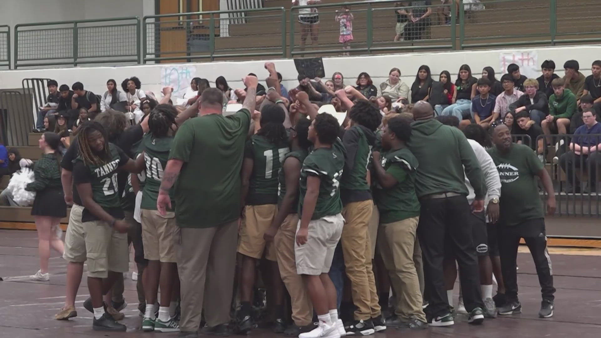 Tanner High celebrates win in T-Mobile contest, eyes $2M grand prize