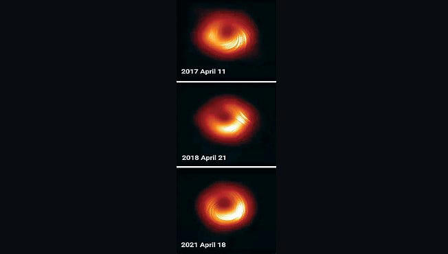 M87 Black Hole | कॅमेर्‍यात टिपलेले पहिले कृष्णविवर चार वर्षांतच बदलले!
