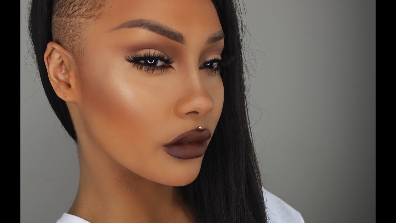 Rihanna inspired brown fall makeup tutorial | Sonjdradeluxe