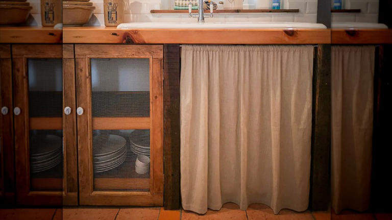 The DIY That Replaces Your Kitchen Corner Cabinet Door With A Custom Look
