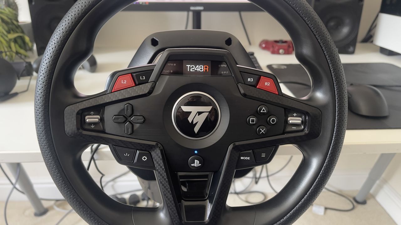 If you thought belt-driven racing wheels were dead, the Thrustmaster ...