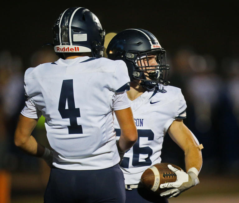 OHSAA football scores | Stow vs Hudson high school game ends early in ...
