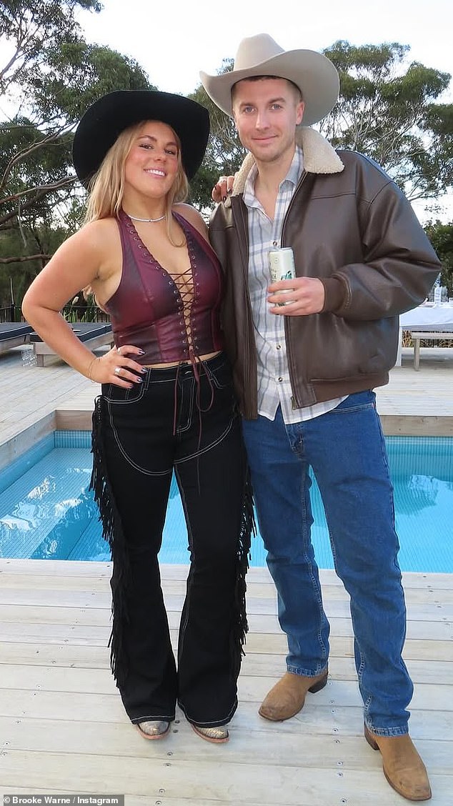Brooke Warne celebrates huge relationship milestone with long-time ...