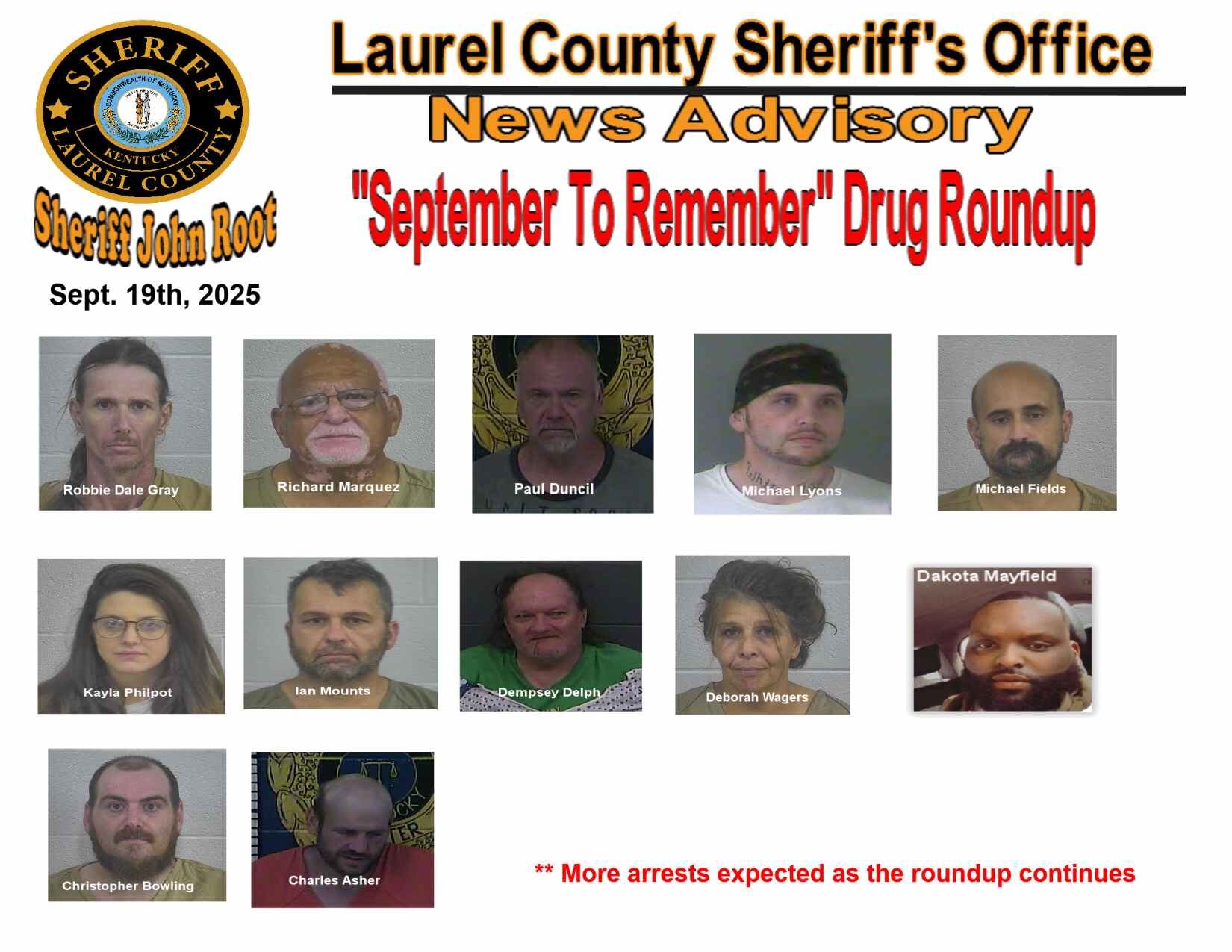 13 arrested in drug roundup