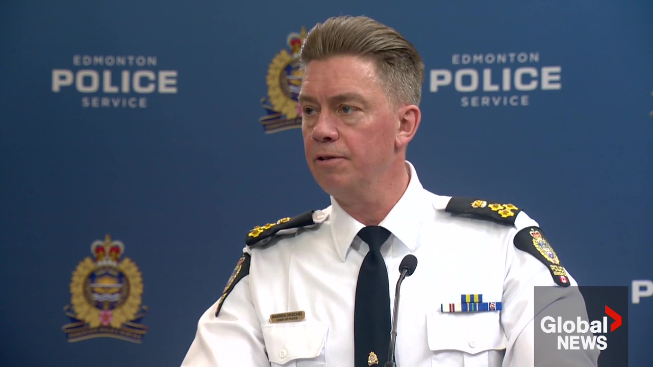 Warren Driechel named chief of Edmonton Police Service