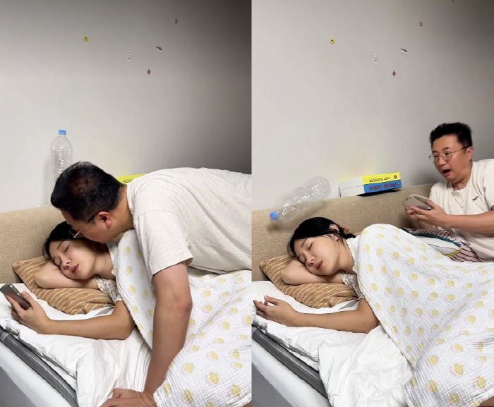 Moon Jae-wan touches the sleeping ♥ Lee Ji-hye My husband and I are ...