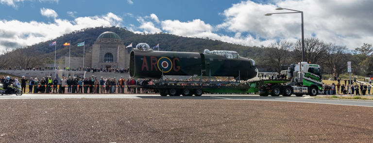 Avro Lancaster "G for George" Returns to the Australian War Memorial