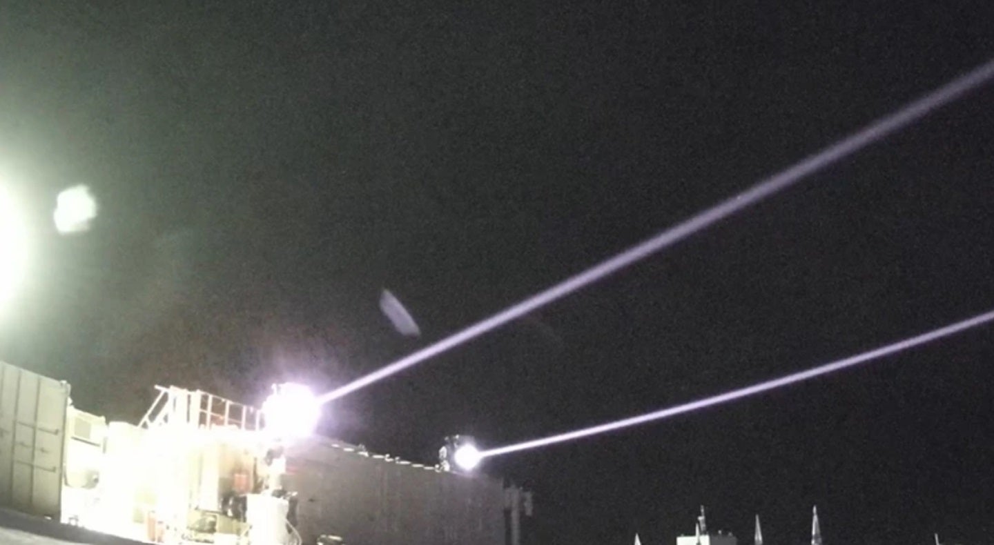 Israeli MoD test new Iron Beam laser air defence system