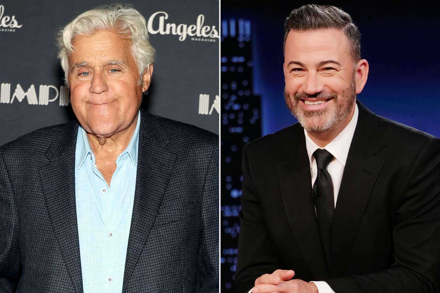 Jay Leno reacts to Jimmy Kimmel's suspension years after their tense ...