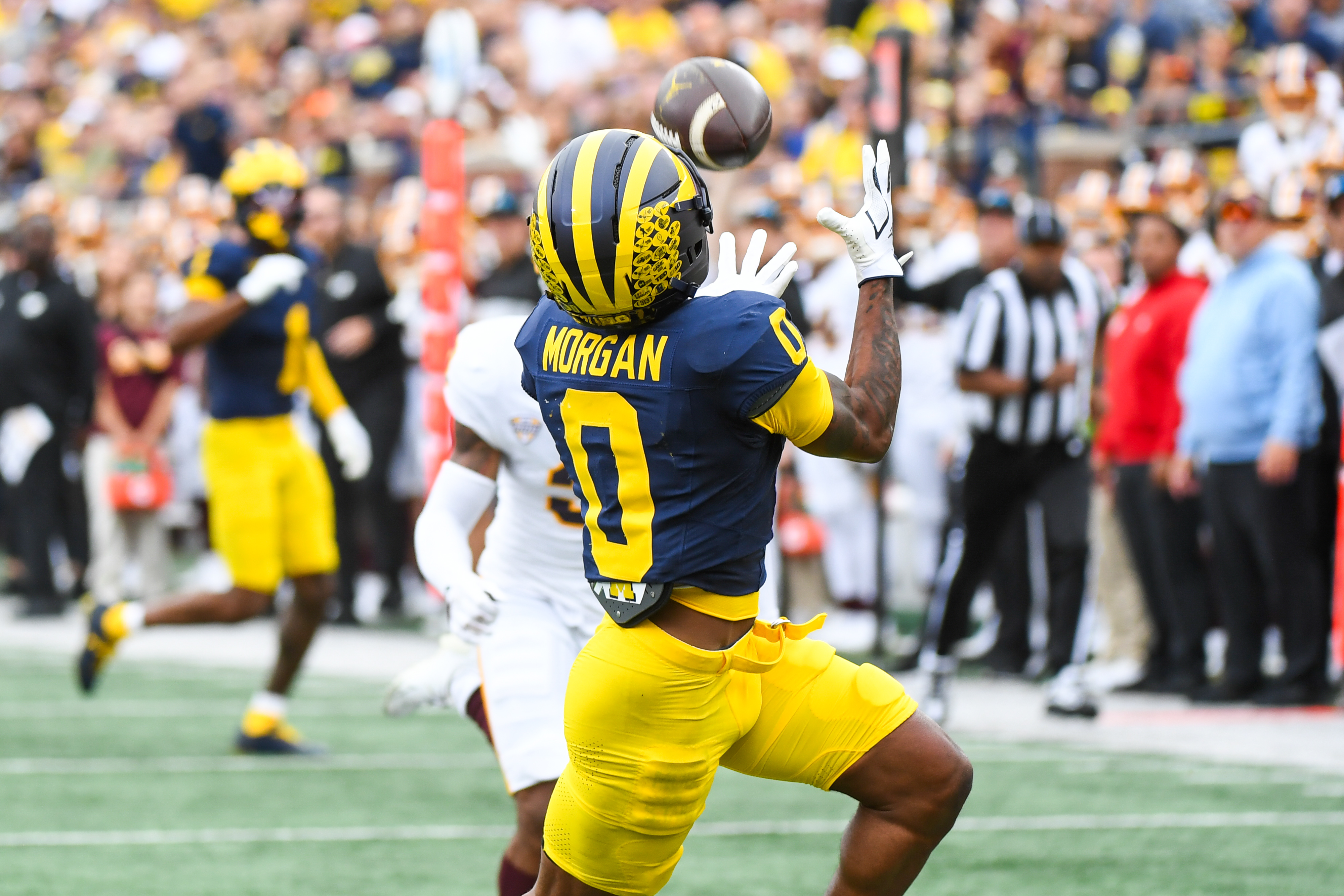 Michigan WR Semj Morgan to enter transfer portal