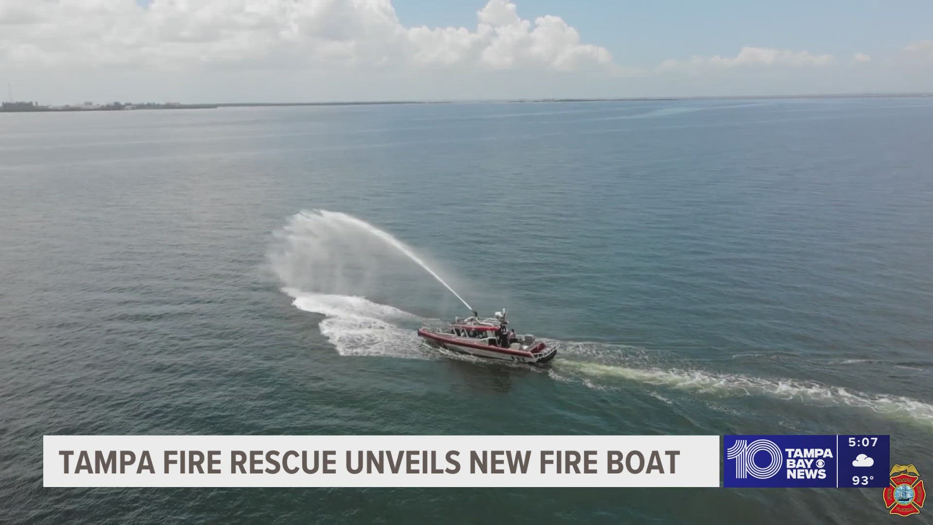 Tampa Fire Rescue unveils new fire boat to safely respond to emergencies