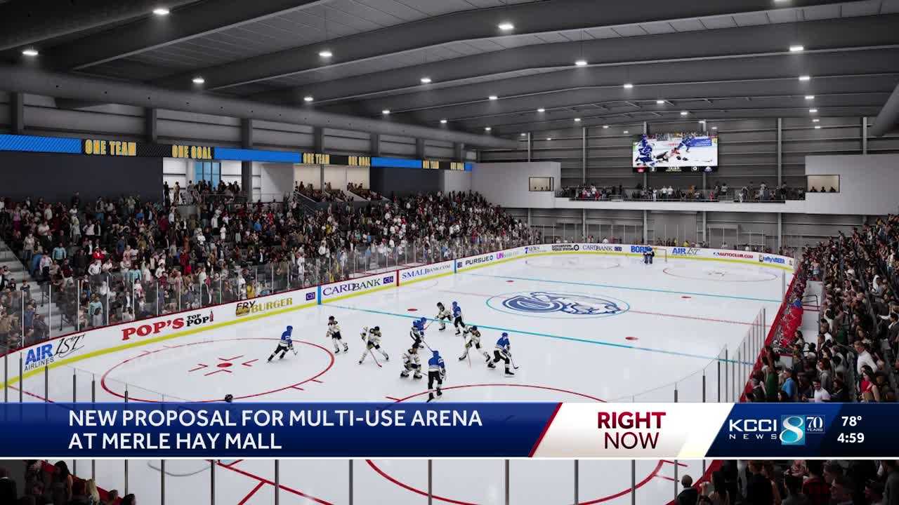 Officials pitch new plan for mixed-use arena inside Merle Hay Mall