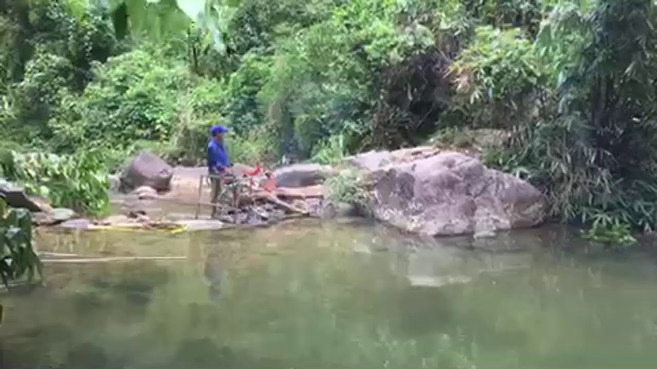 Amazing! Grilled chicken with water wheel