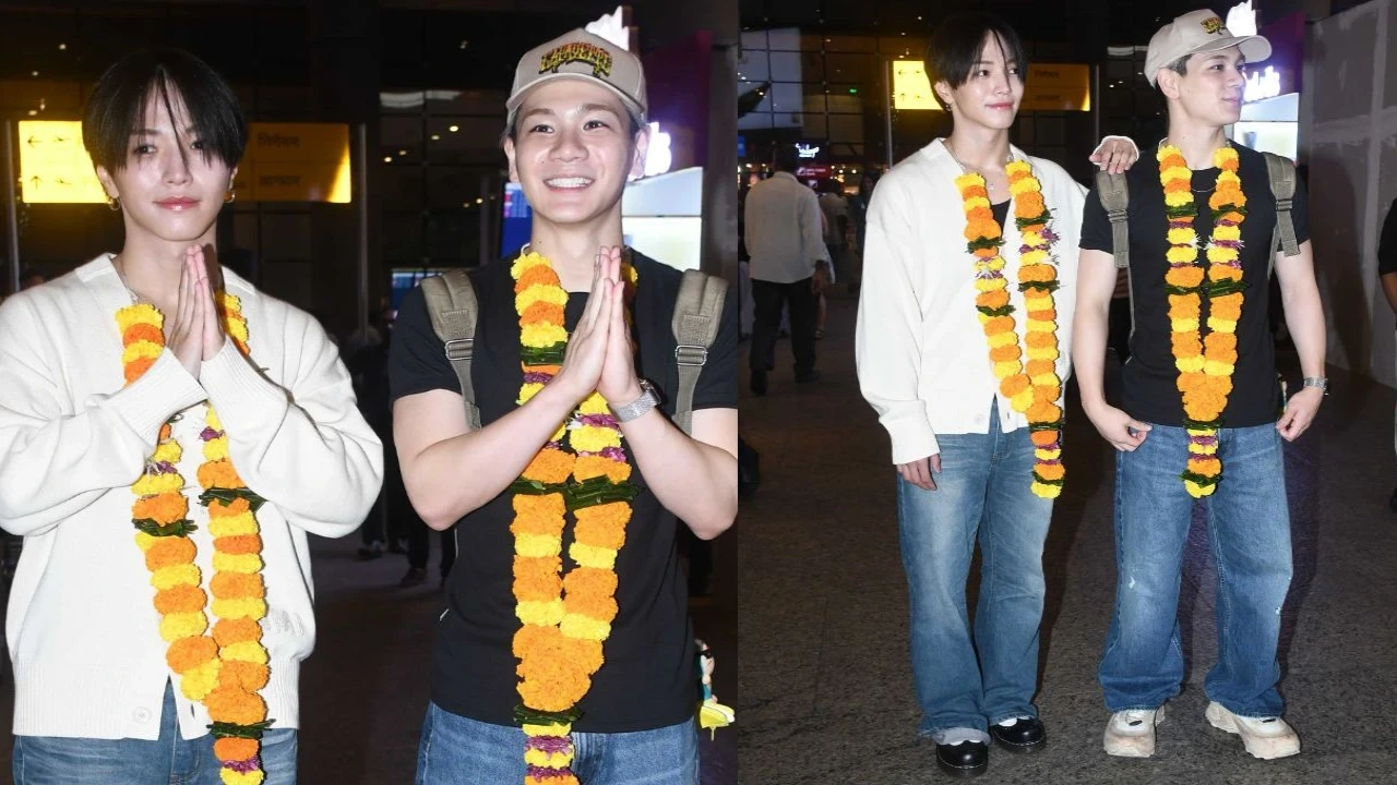EXCLUSIVE: JO1’s Mame and Shosei arrive in Mumbai for first time, greet ...
